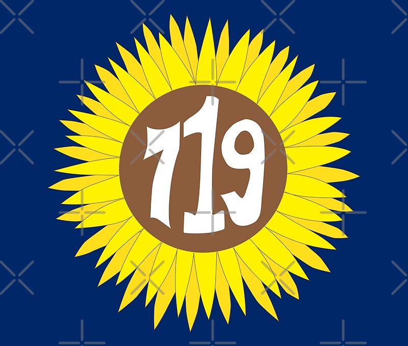 "Hand Drawn Colorado Sunflower 719 Area Code" by itsrturn | Redbubble
