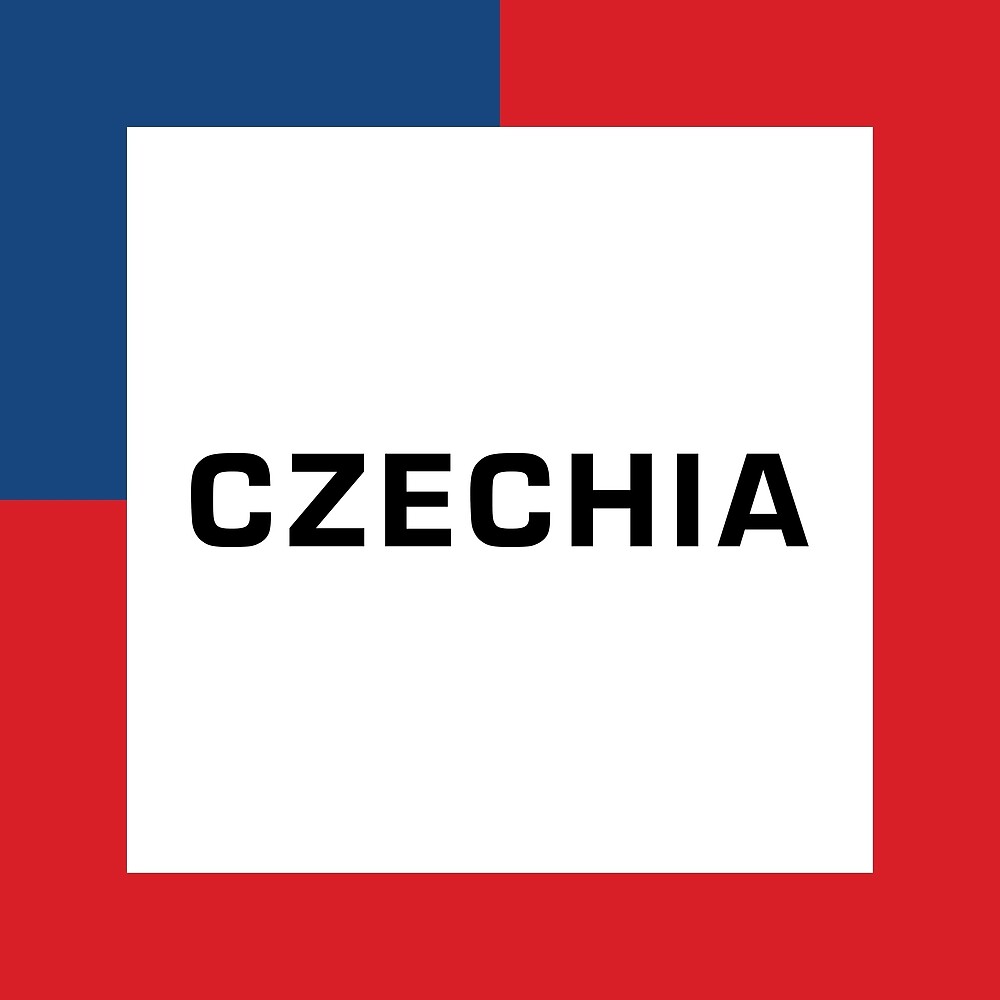 "Czechia 01A - Flag Colors" by seeczechia | Redbubble