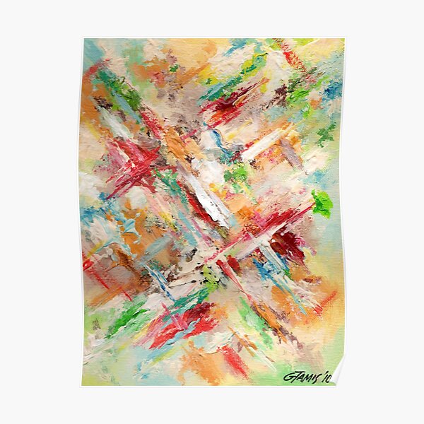"Freestyle Artwork - Acrylic Painting" Poster by RainbowArt | Redbubble