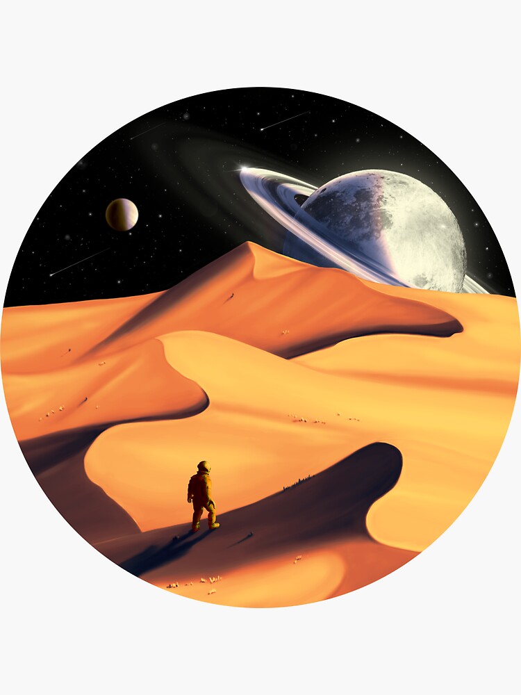 "The Wanderer" Sticker for Sale by nicebleed | Redbubble