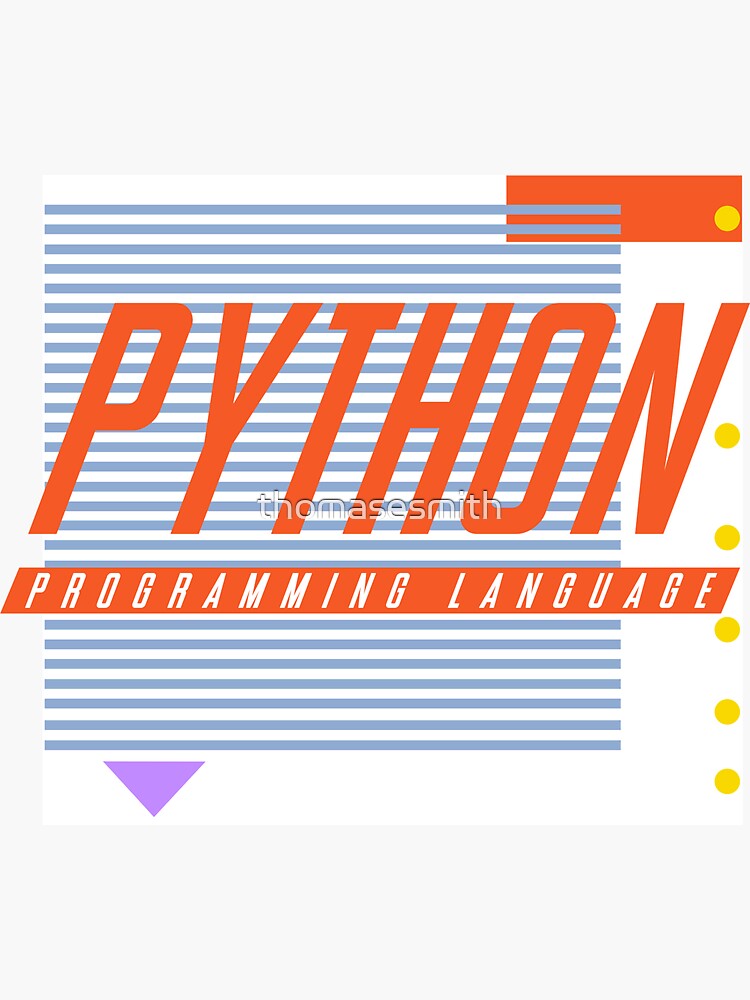 "Super Python" Sticker for Sale by thomasesmith | Redbubble