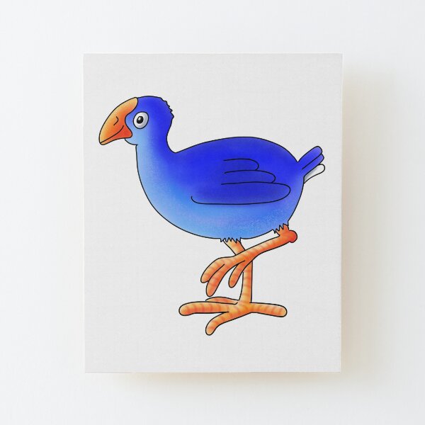 Pukeko Mounted Prints | Redbubble