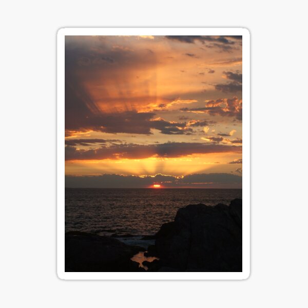 "Sunrise" Sticker for Sale by Jendutto | Redbubble