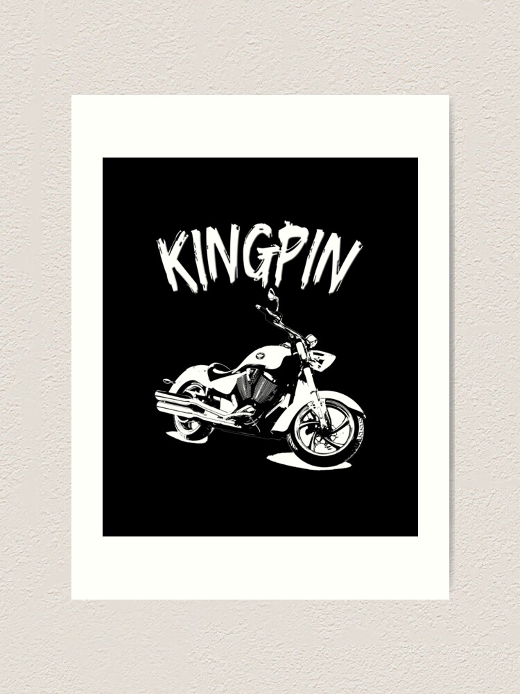 "Victory Kingpin Graphic Motorcycle" Art Print for Sale by DBKustoms ...