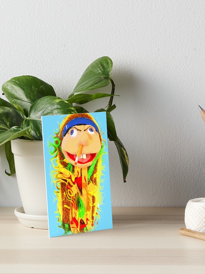 "TACO JEFFY" Art Board Print for Sale by thiscub | Redbubble