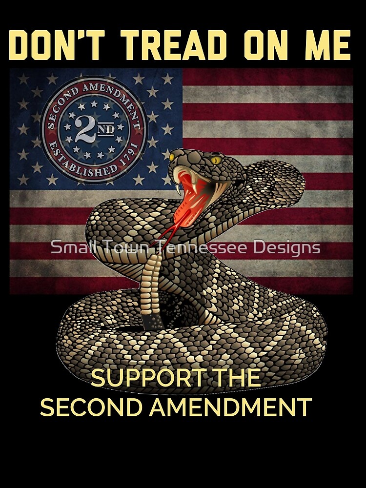 "Don’t tread on me second Amendment American flag graphic design ...
