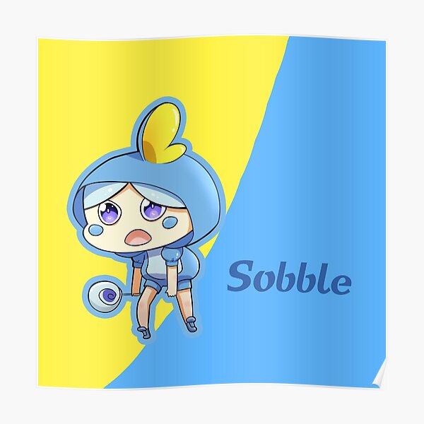 "Sobble Pokemon Sword and Shield Starter Pokemon Chibi Gijinka" Poster ...
