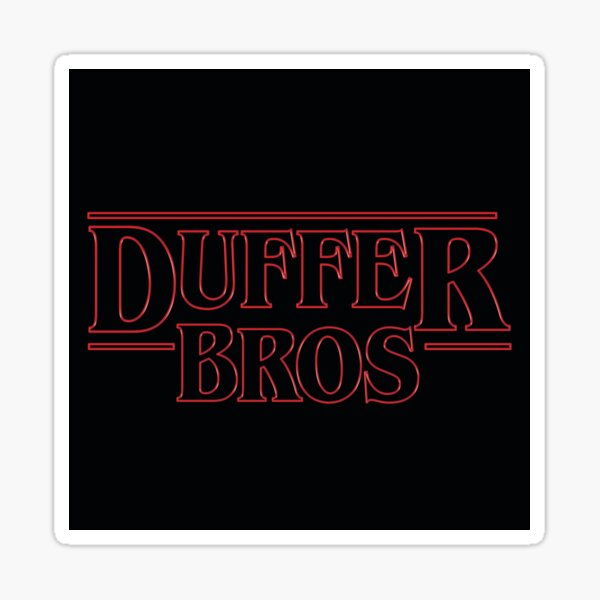 "Duffer Brothers Rule the 80s" Sticker for Sale by carynbourke | Redbubble