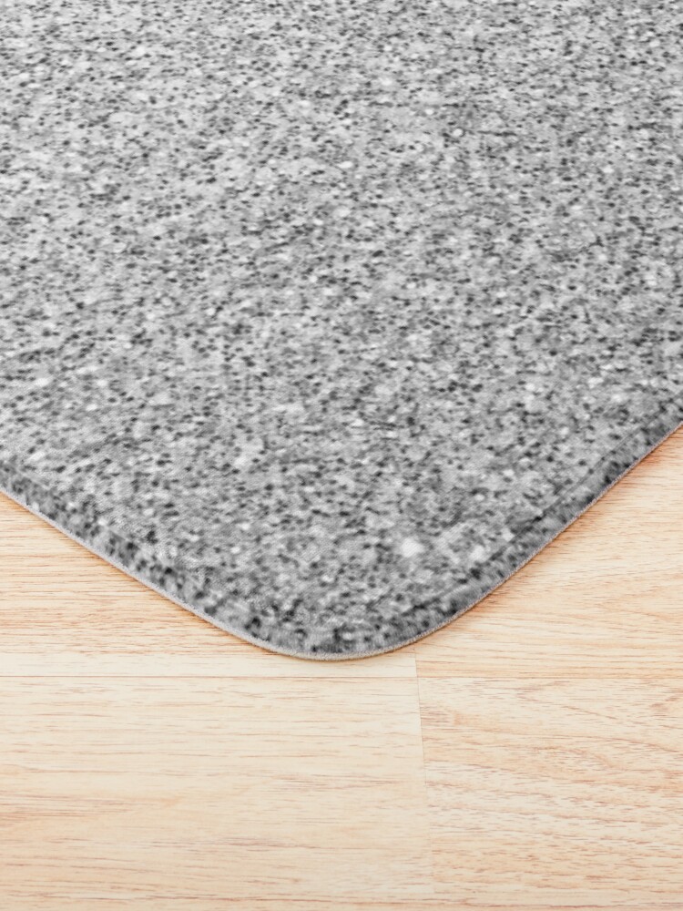 Silver Faux Glitter Sparkles Light Gray, Black And White Elegant Design ...