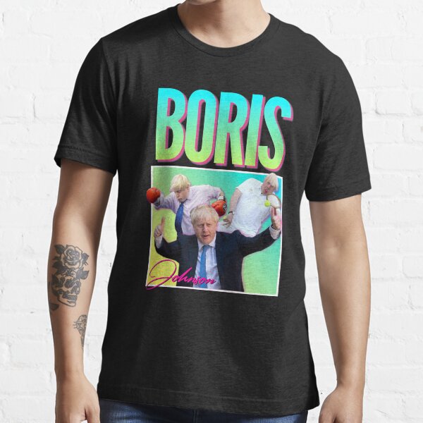 "Boris Johnson 90s/80s Aesthetic Retro" T-shirt for Sale by meme ...