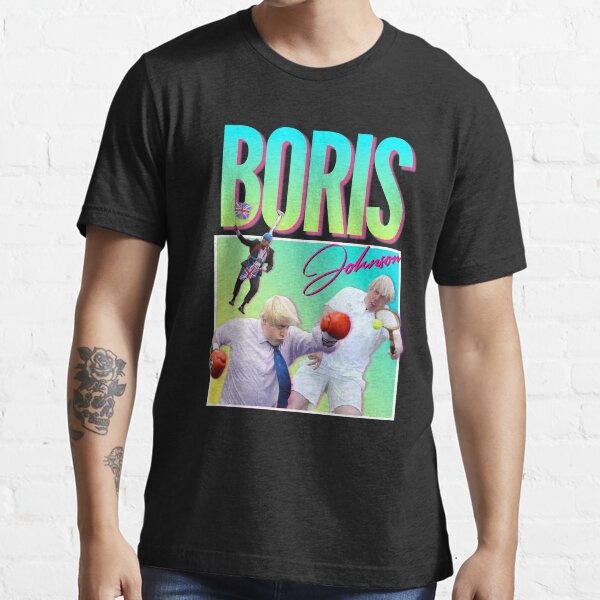 "Boris Johnson 90s/80s Aesthetic Retro" T-shirt for Sale by meme ...