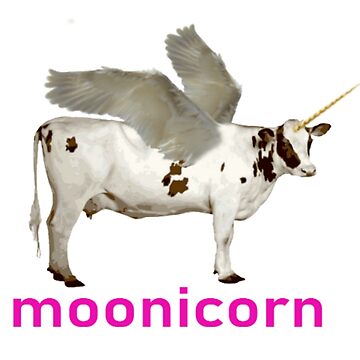"moonicorn" Sticker for Sale by Andemk1 | Redbubble