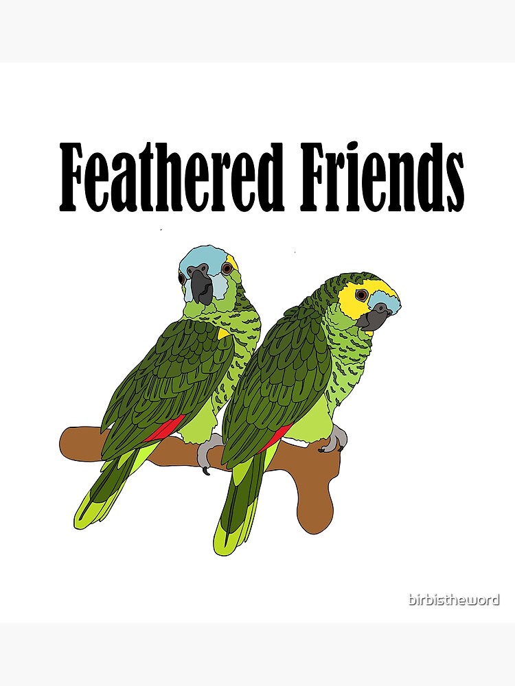 "Feathered Friends" Poster for Sale by birbistheword | Redbubble