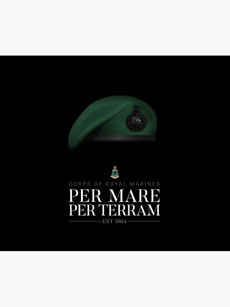 "British Royal Marines - Per Mare, Per Terram" Throw Blanket for Sale ...