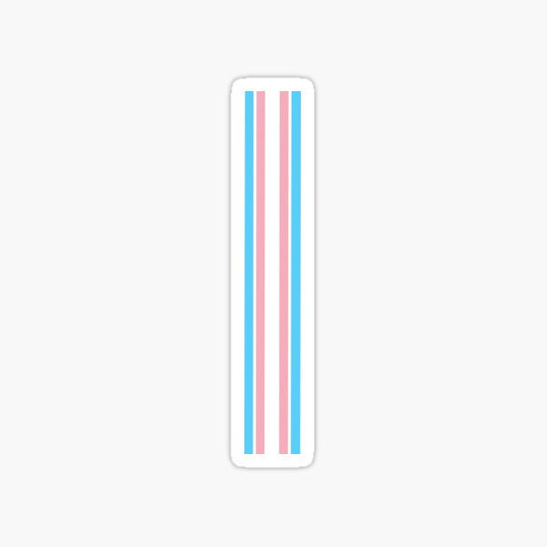 "Transsexual Pride Flag Ribbon" Sticker by Zerasu | Redbubble