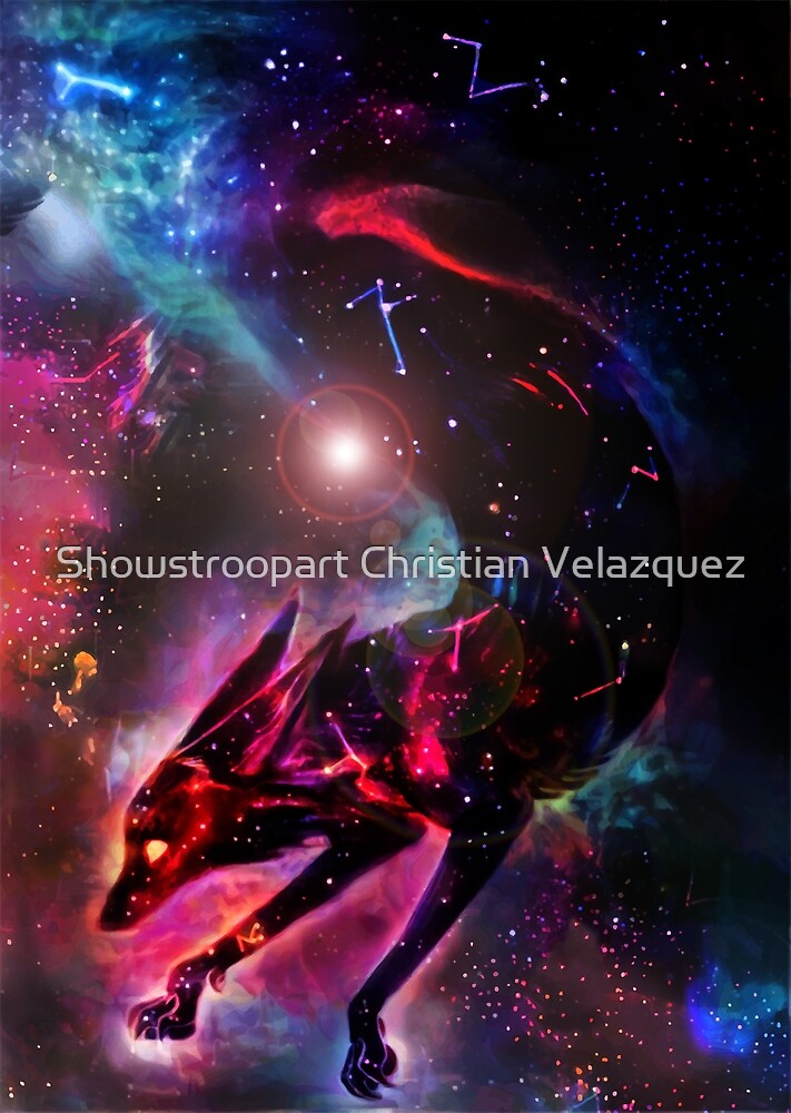 "Fox Cosmic Constellation" by Showstroop Art | Redbubble