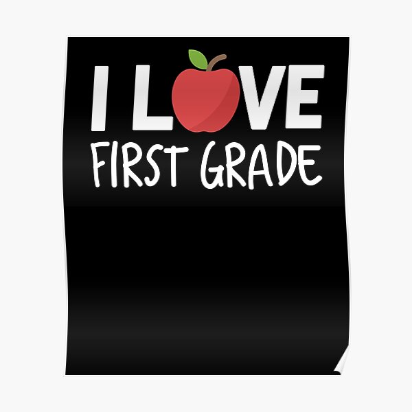 Póster «Love First Grade Cute Regreso a la escuela» de SpoonKirk ...
