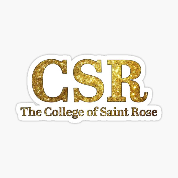 "The College of Saint Rose" Sticker for Sale by brianacecilia | Redbubble