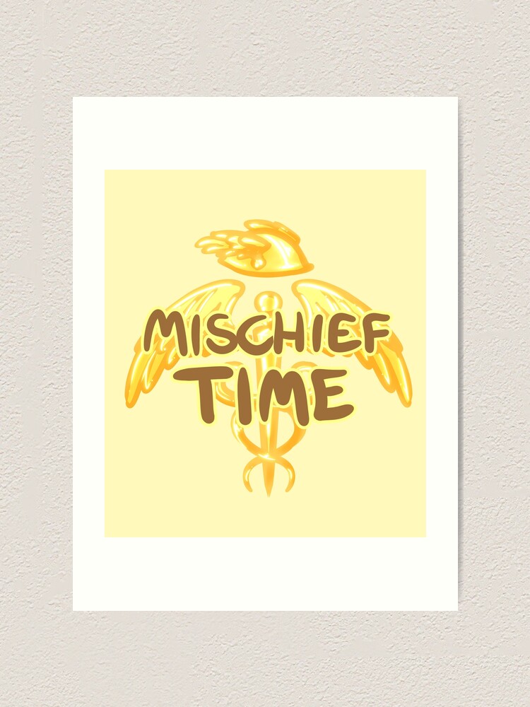 "Mischief Time" Art Print for Sale by OSPYouTube | Redbubble