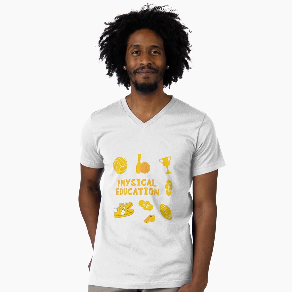 "Yellow Physical Education School Subject Sticker Pack" Sticker for ...