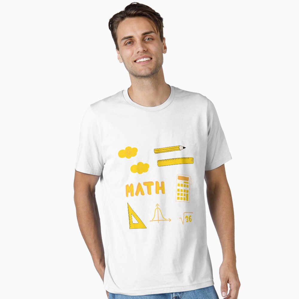"Yellow Math School Subject Sticker Pack" Sticker for Sale by The-Goods ...