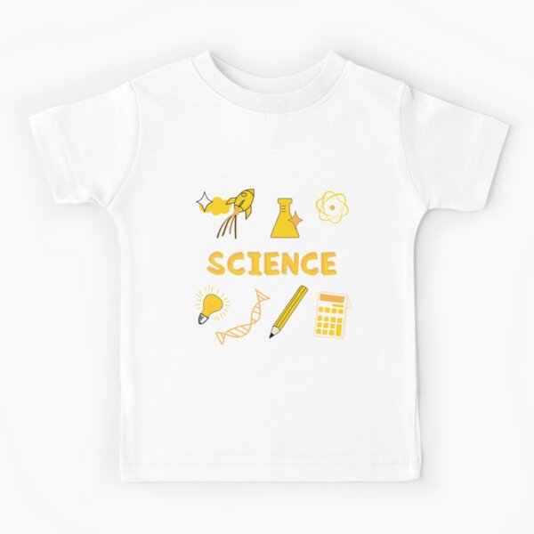 "Yellow Science School Subject Sticker Pack" Kids T-Shirt for Sale by ...