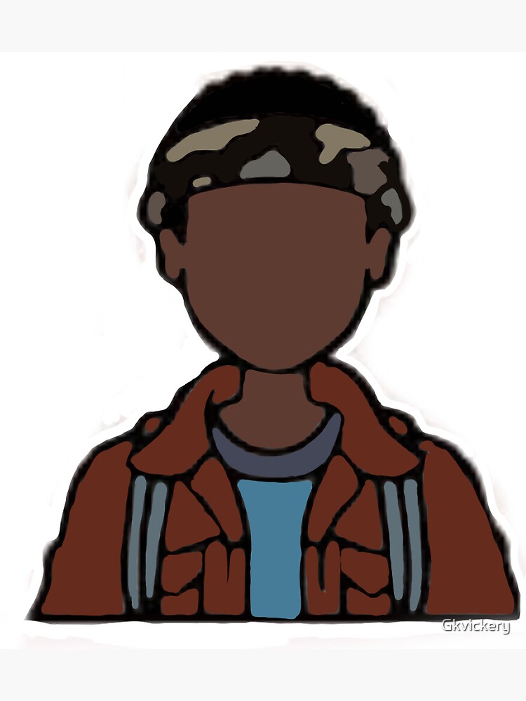 "Lucas Sinclair from Stranger Things" Sticker for Sale by Gkvickery ...