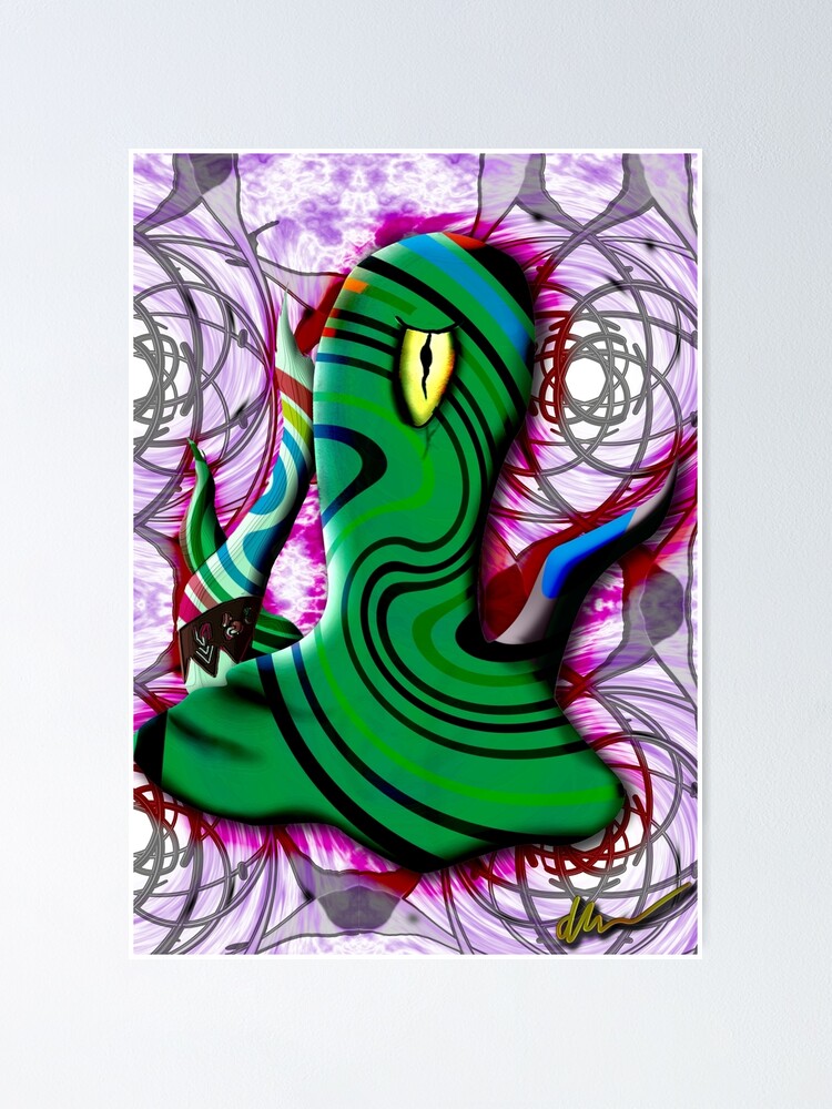 "Alien (B)" Poster by destructopanda | Redbubble