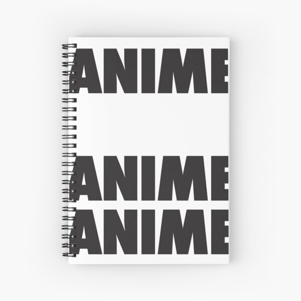 Anime Spiral Notebooks | Redbubble