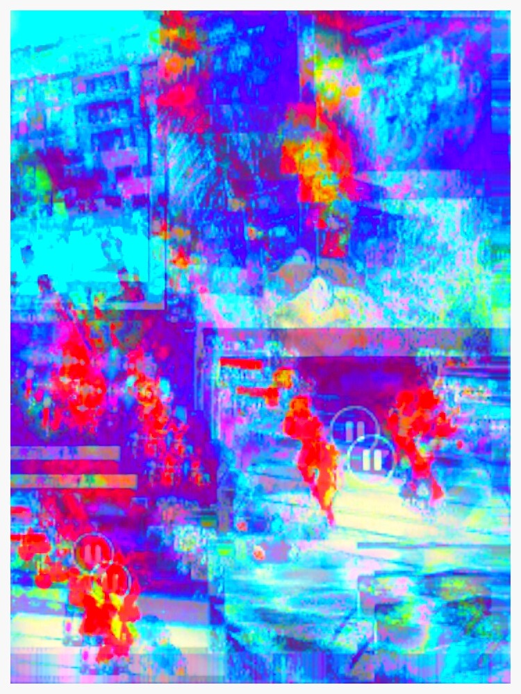 "Pause Frame almost still" Sticker for Sale by OmegaRedFan | Redbubble