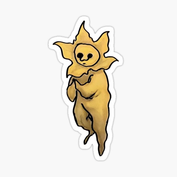 "sun guy - color" Sticker for Sale by sunbian | Redbubble