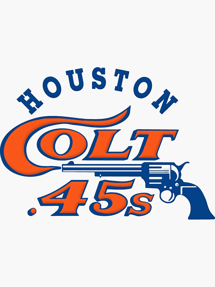 "Houston Colt 45" Sticker for Sale by HiddenSlicer | Redbubble