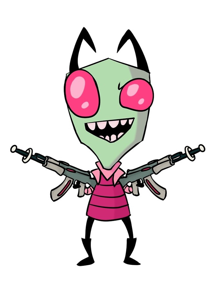 "Zim found guns" iPhone Case for Sale by nurakid | Redbubble