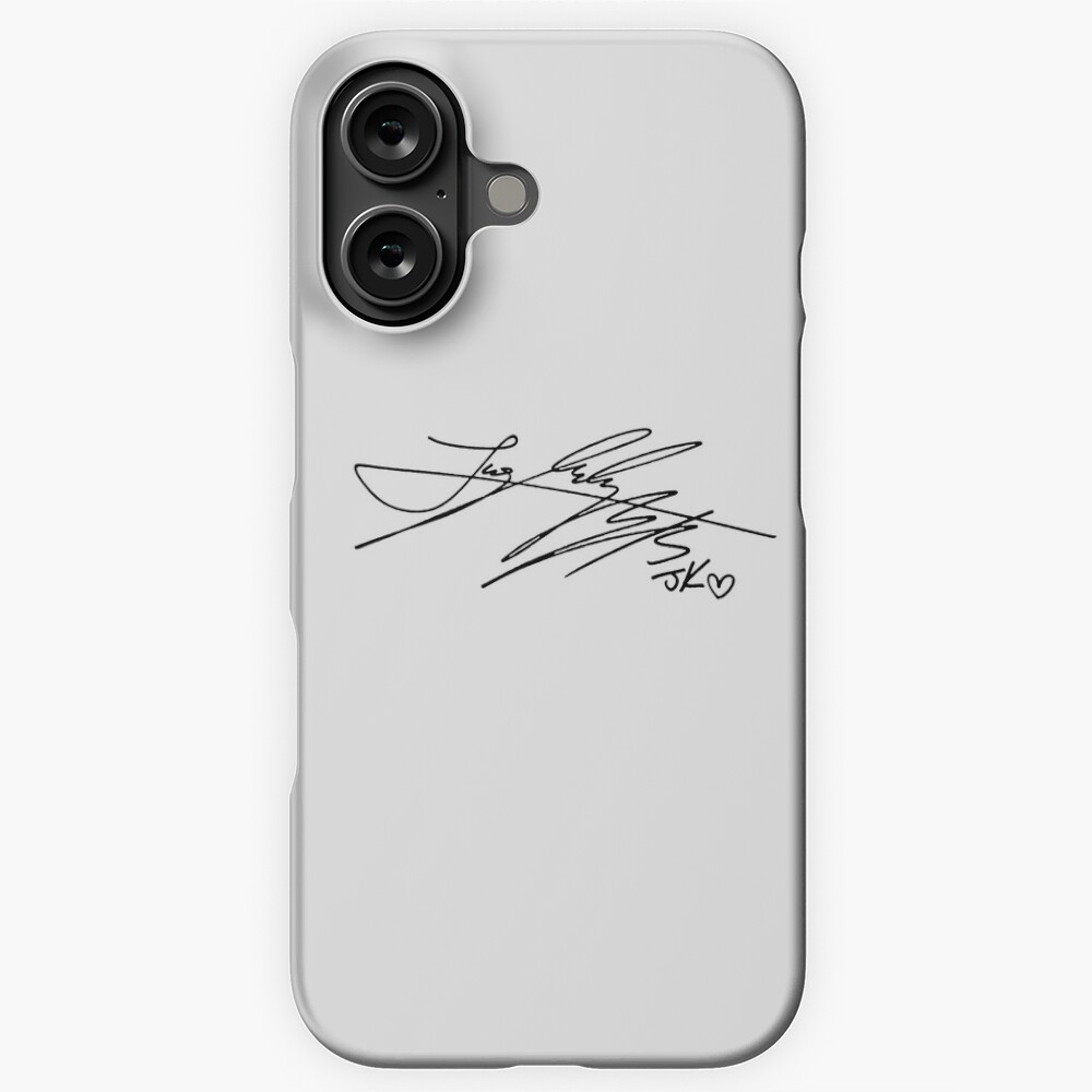 "bts jungkook jk signature " Sticker for Sale by suzangg | Redbubble