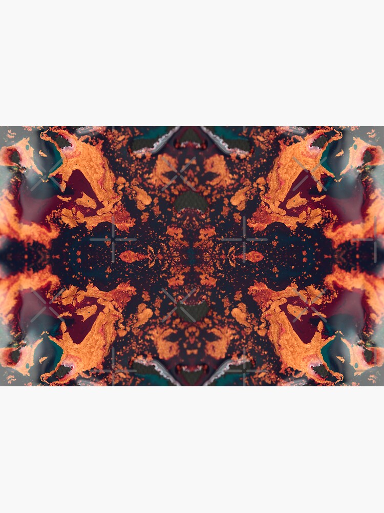 "bronze, purple and blue ink bleed" Sticker by LeighsDesigns | Redbubble