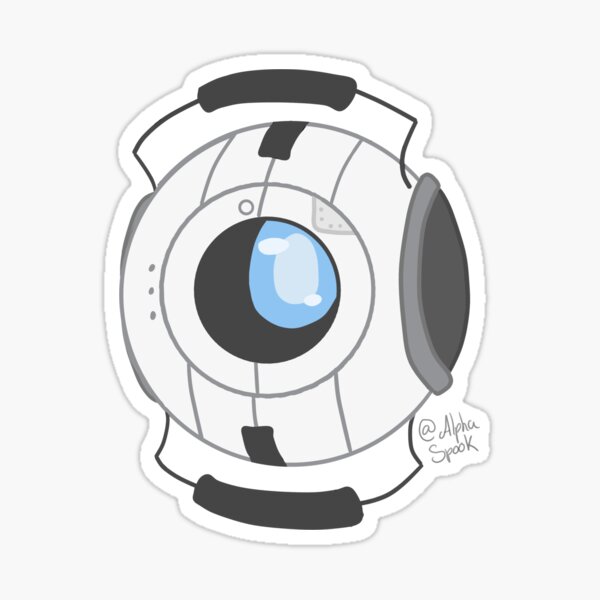 "Wheatley (Core)" Sticker for Sale by AlphaSpook | Redbubble