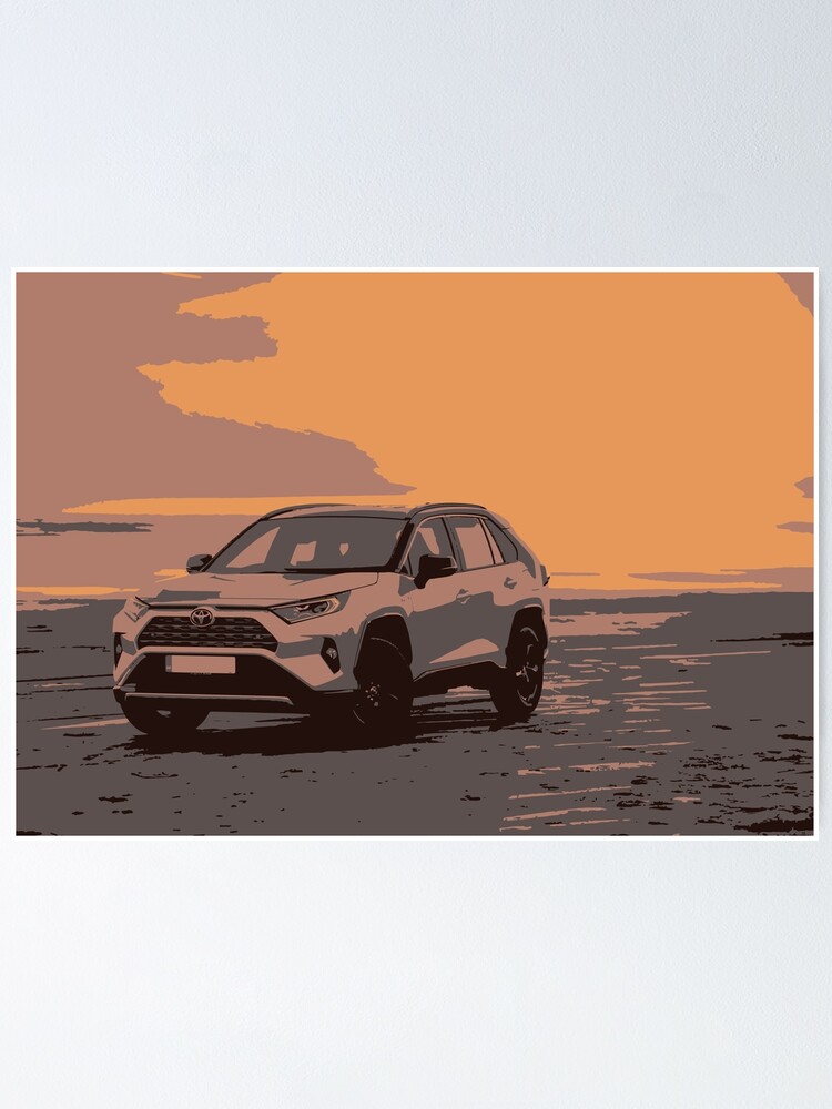 "Rav4" Poster by HogarthArts | Redbubble