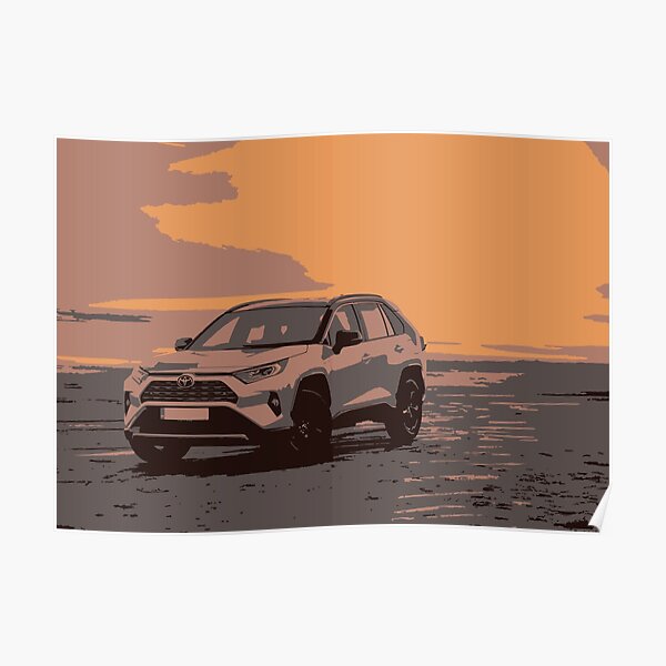 "Rav4" Poster by HogarthArts | Redbubble