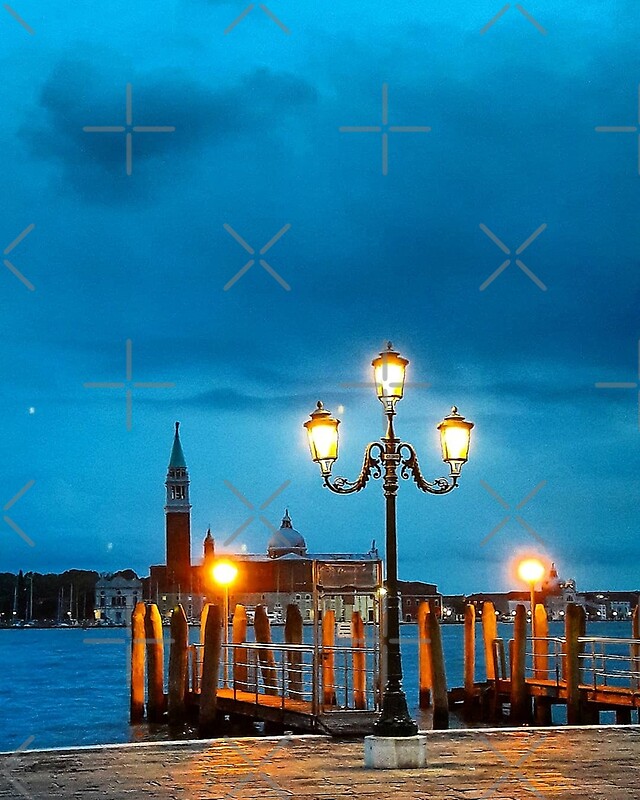 "Venice lamp post" by sergiano | Redbubble