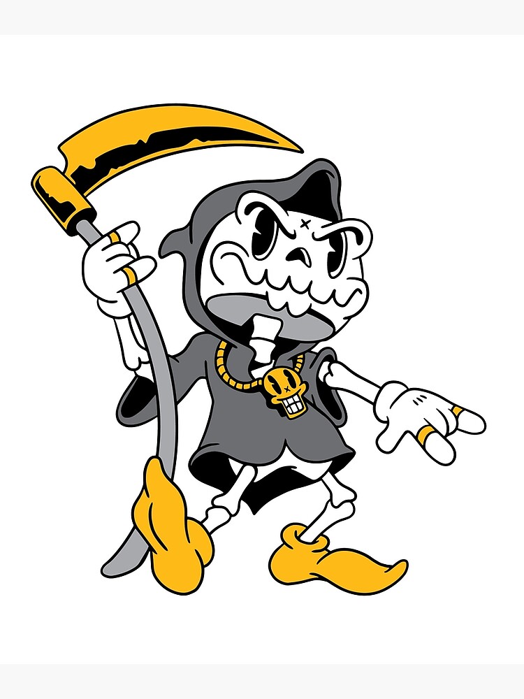 "Grim Reaper rapper" Art Print by Retrolendo | Redbubble