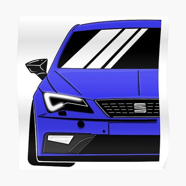 Pósters: Seat Leon | Redbubble
