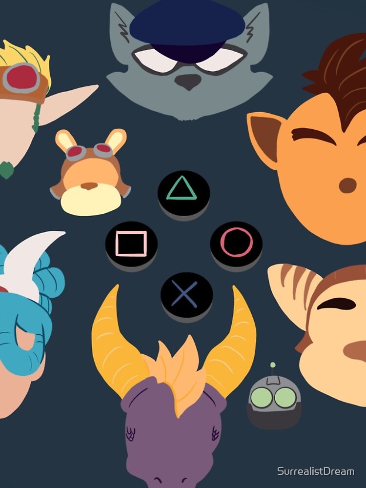 "Sony Mascots" iPhone Case & Cover by SurrealistDream | Redbubble