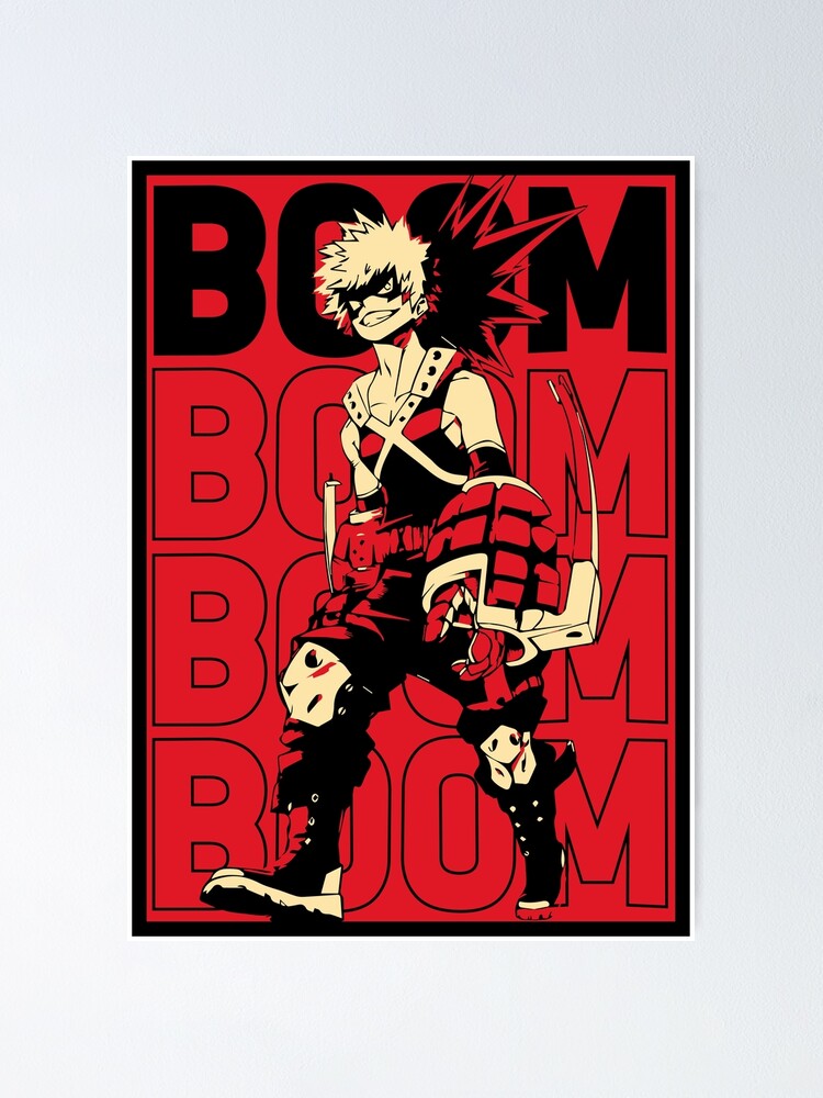 "BOOM" Poster for Sale by summersamy | Redbubble