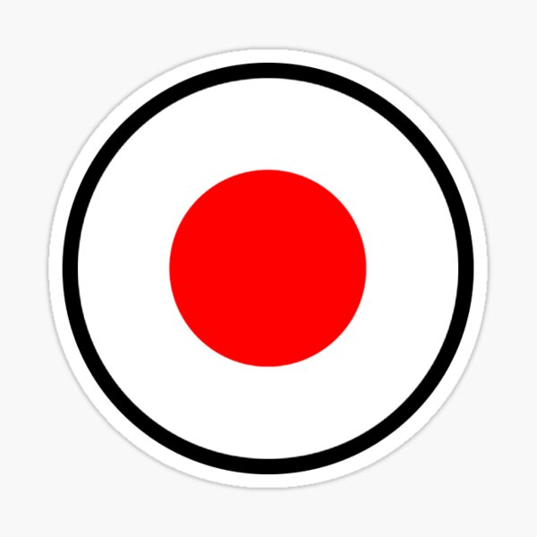 "Japanese flag" Sticker for Sale by raosnop | Redbubble