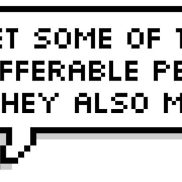 "Insufferable People" Sticker for Sale by thingummy | Redbubble