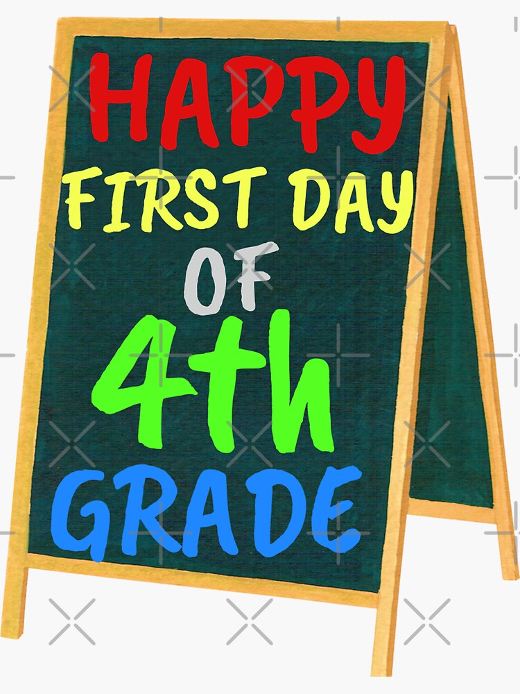"Happy first day of fourth grade, 4th Grade Design Welcome back to ...