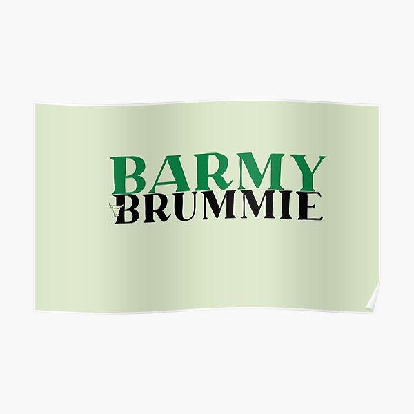 "Barmy Brummie logo" Poster by BarmyBrummie | Redbubble