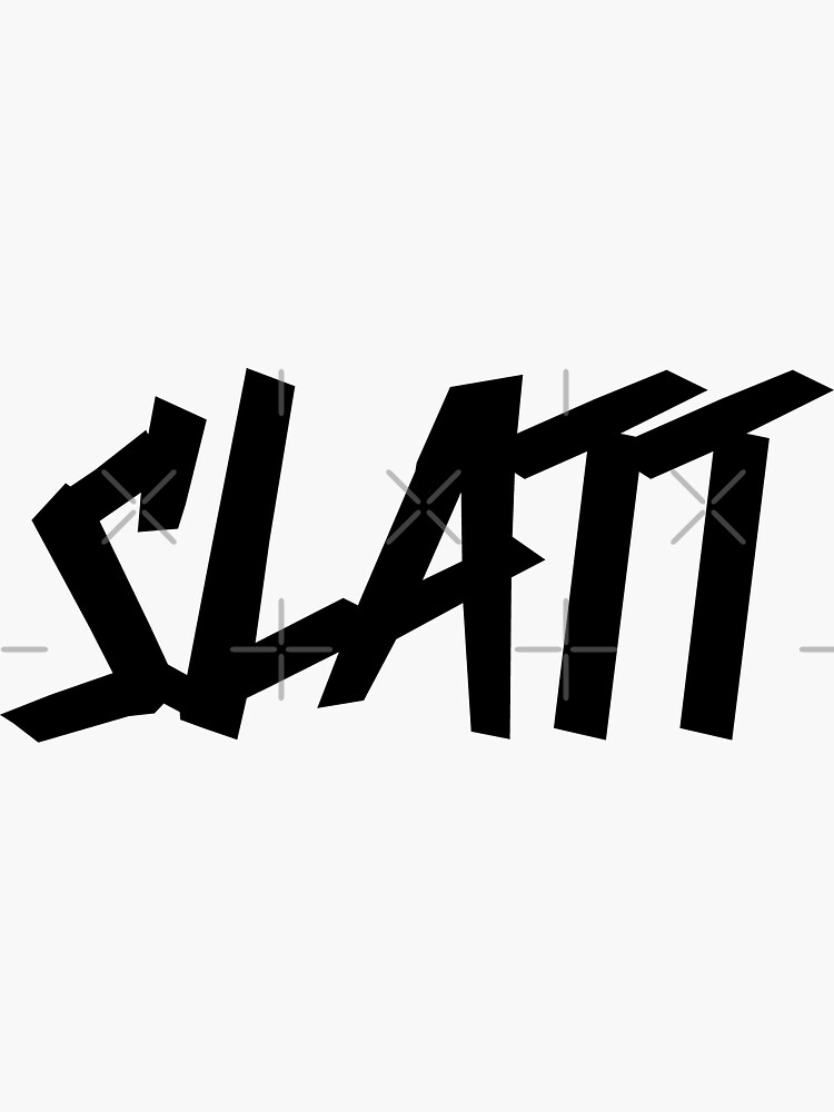 "SLATT - DESIGN AVAILABLE FOR ALL PRODUCTS" Sticker for Sale by ...