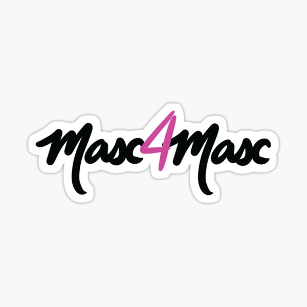 "Masc 4 Masc" Sticker for Sale by RogueGear | Redbubble