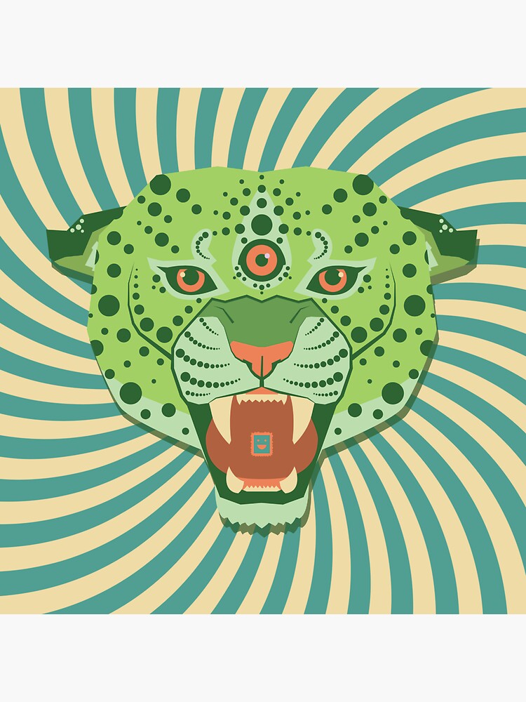 "Loud Leopard" Sticker for Sale by kmurphy539 | Redbubble